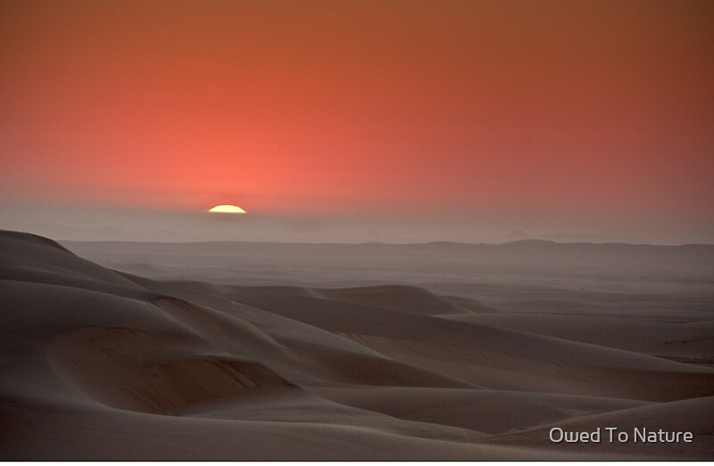 "Awash in a sea of sleeping sand" by Owed To Nature | Redbubble