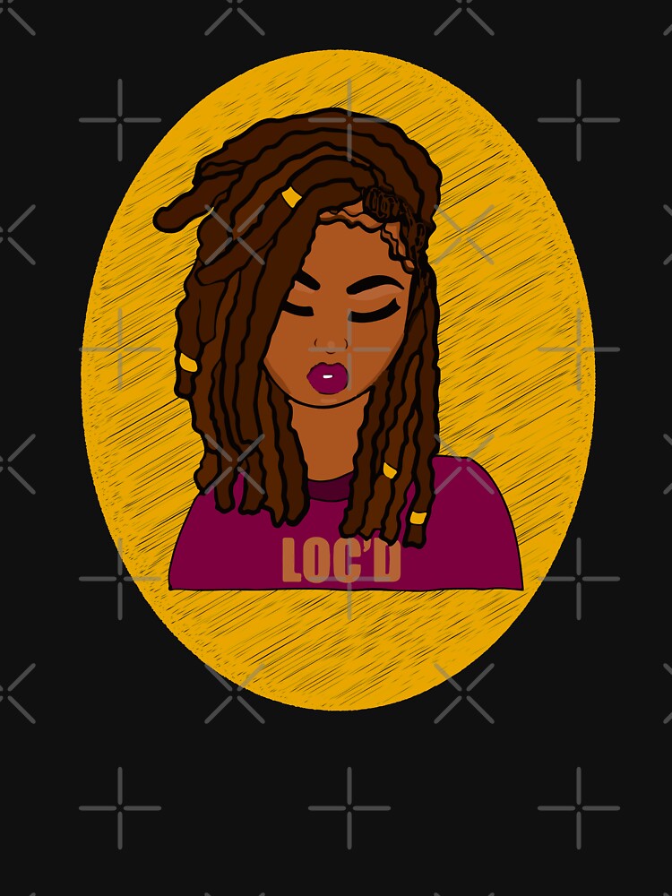 "Loc'd on Locs Young Black Girl" T-shirt for Sale by blackartmatters ...