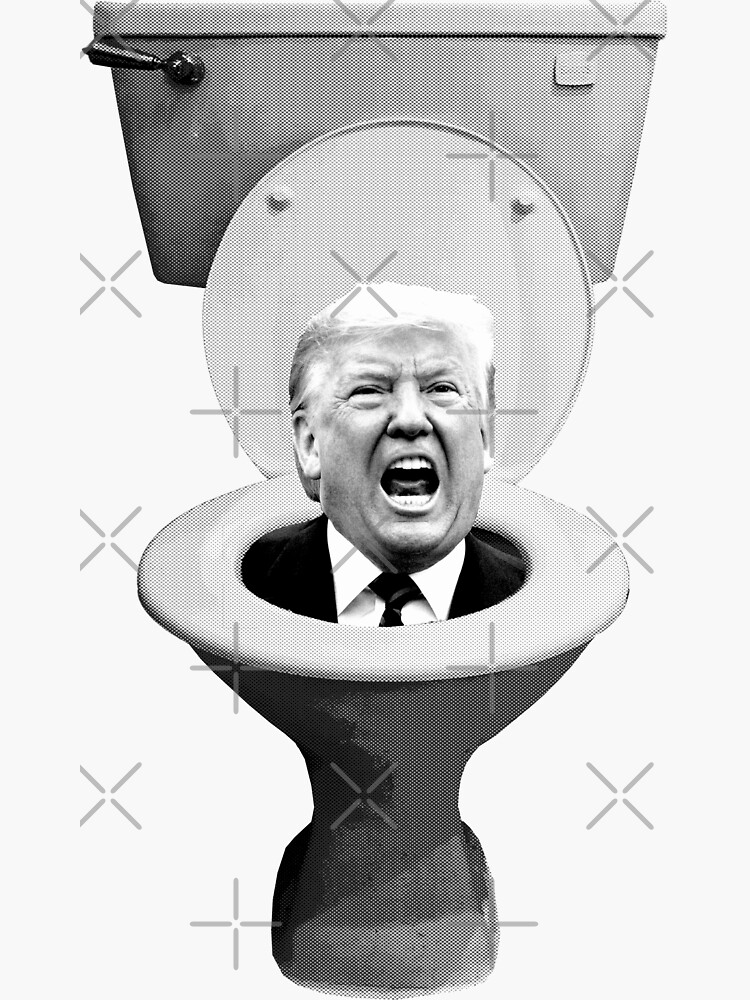 "DUMP DONALD TRUMP" Sticker by njmclean | Redbubble