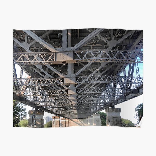 "Girders and Rivets in a DOF ( Sydney Harbour Bridge )" Poster by ...
