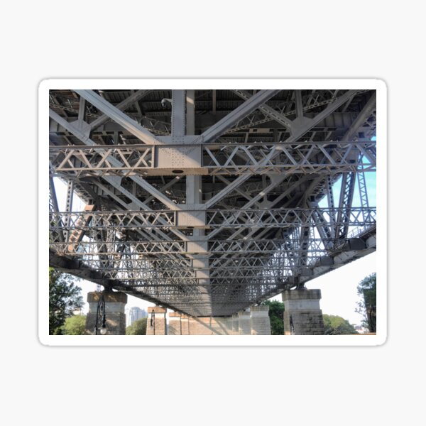"Girders and Rivets in a DOF ( Sydney Harbour Bridge )" Sticker for ...