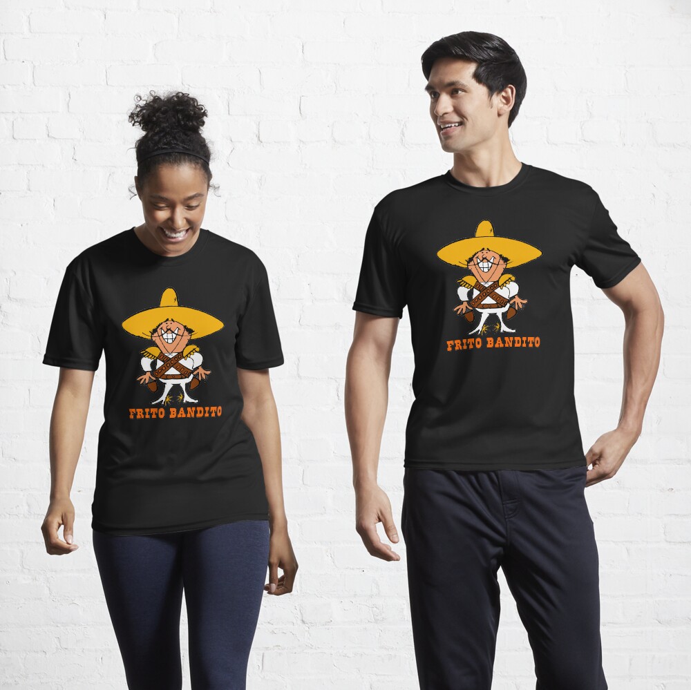 "Frito Bandito" Active T-Shirt for Sale by Pop-Pop-P-Pow | Redbubble