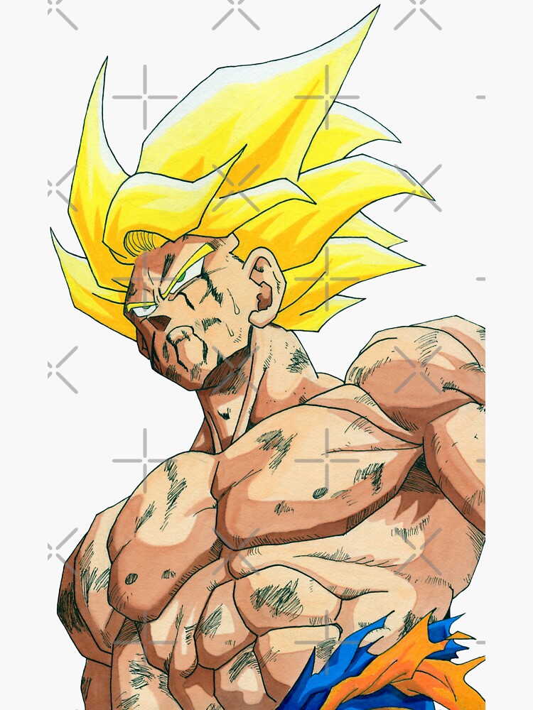 "Super Saiyan Goku - Namek" Sticker for Sale by ArnArt204 | Redbubble