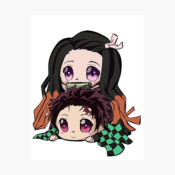 Kimetsu No Yaiba Demon Slayer Nezuko Tanjiro Demon Slayer Chibi Anime ...