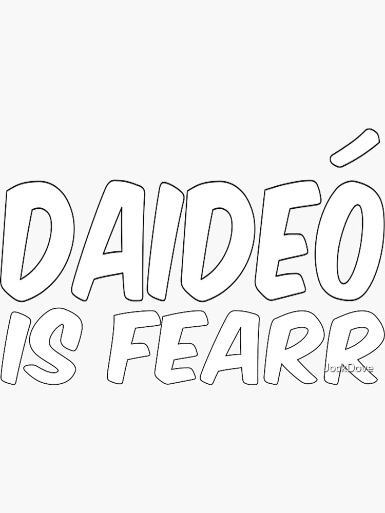 "Daideó is fearr" Sticker by JockDove | Redbubble