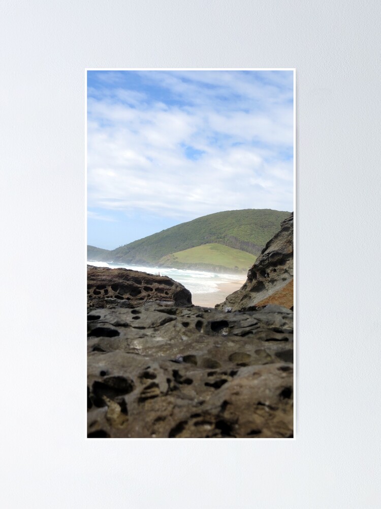 "Beach Rocks" Poster for Sale by Opalaeo | Redbubble