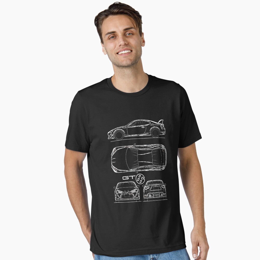 "The GT86 Blueprint" Canvas Print for Sale by rogue-design | Redbubble