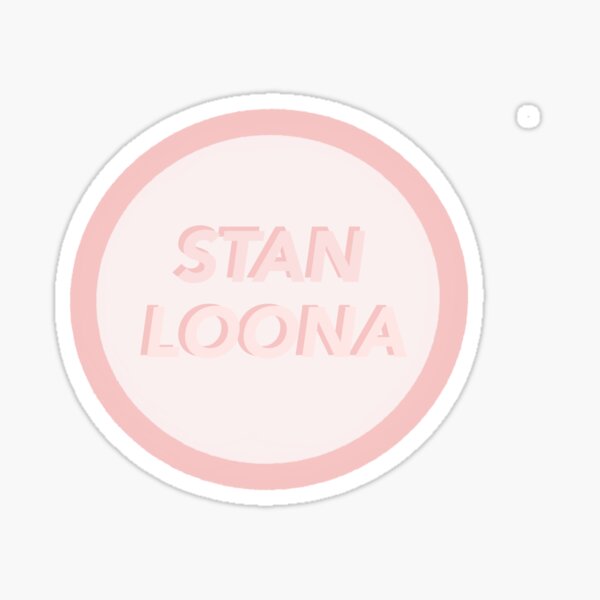 "LOONA - STAN LOONA" Sticker by OkayOrbit | Redbubble