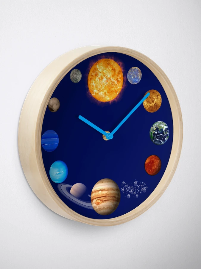 Solar System Magnet Clock