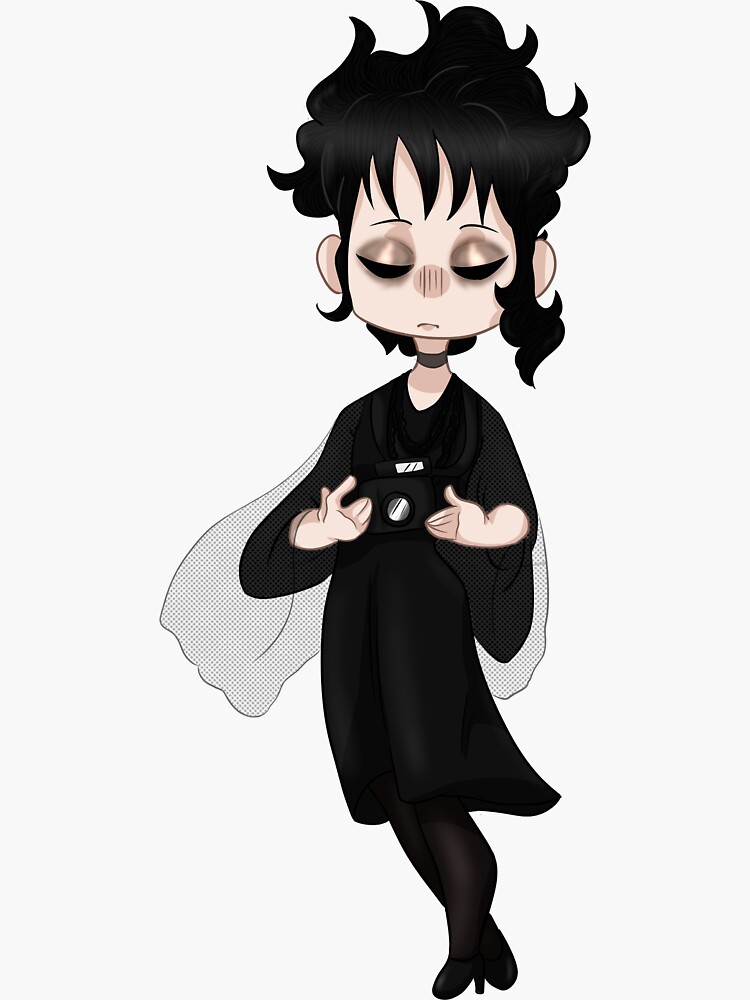 "Lydia Deetz sticker" Sticker by teavriska | Redbubble
