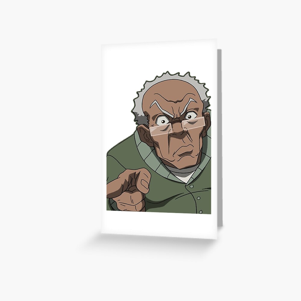 "Grandad Freeman Boondocks Shirt" Greeting Card by Ariiiso | Redbubble