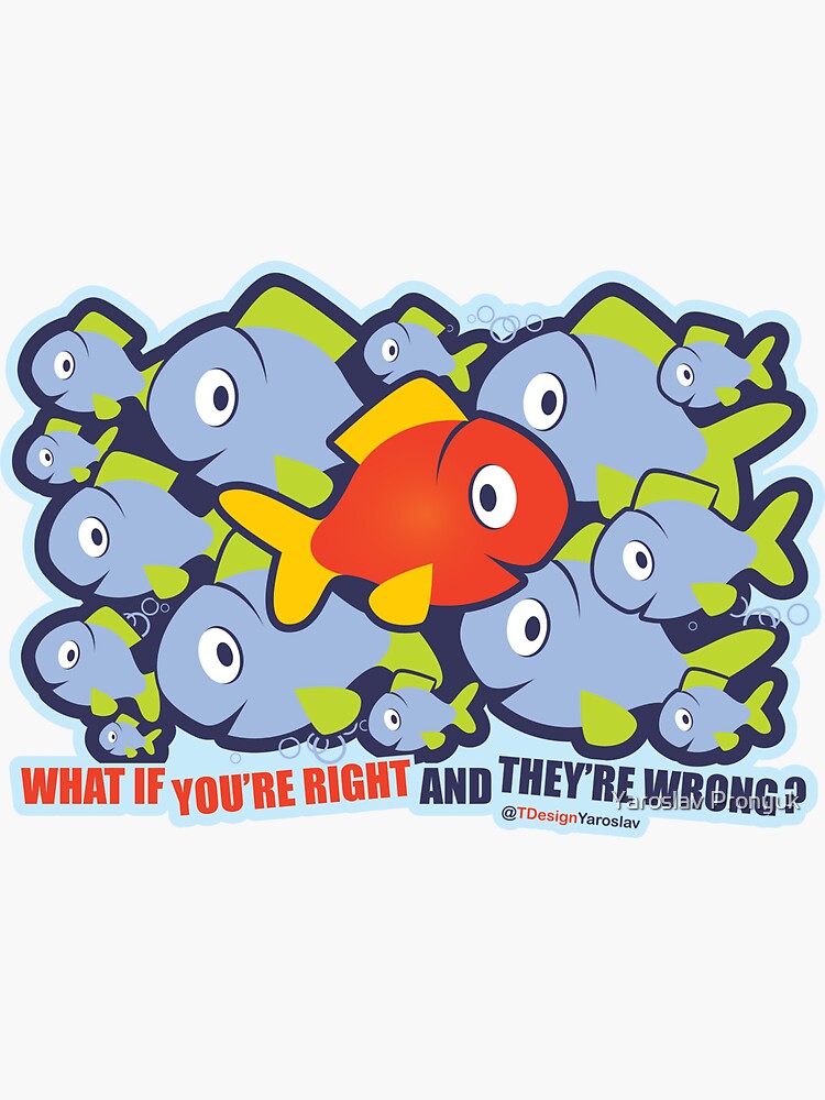 "Fargo Fish" Sticker for Sale by TDesignYaroslav | Redbubble