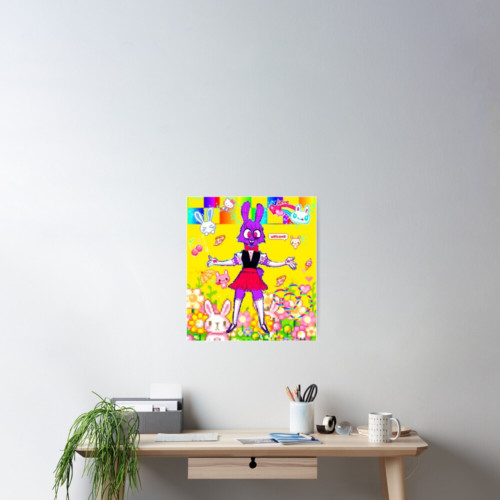 "Five nights at freddy’s: Bonnie the bunny scenecore!" Poster by ...