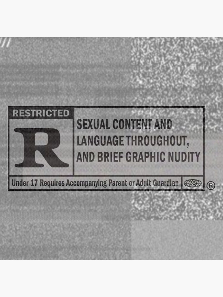 "Rated R" Sticker for Sale by kyliestan813 | Redbubble
