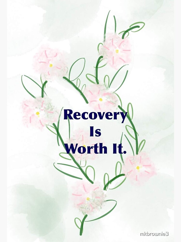 "ED Recovery" Sticker for Sale by mkbrownie3 | Redbubble