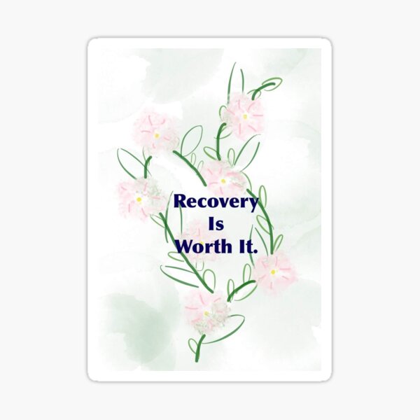 "ED Recovery" Sticker for Sale by mkbrownie3 | Redbubble