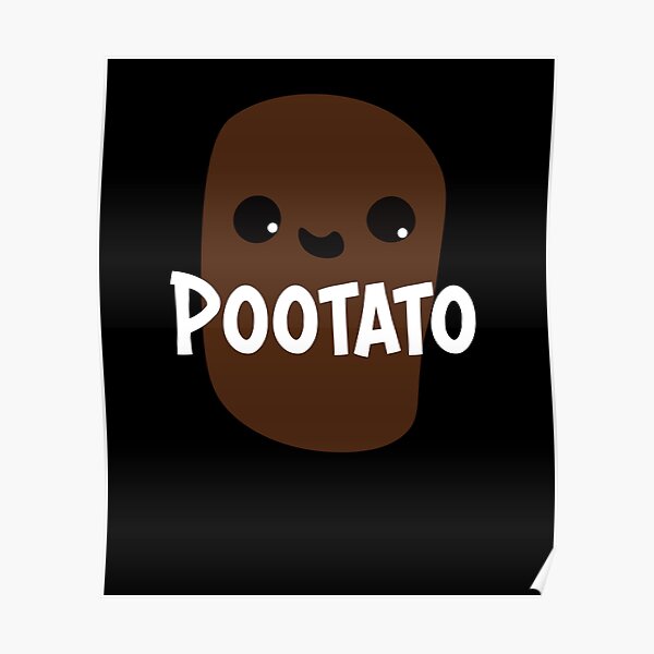 "Cute Poo Potato Kawaii" Poster for Sale by Neadski | Redbubble