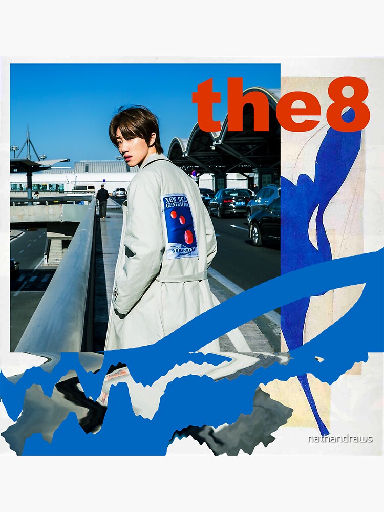 "Design K-Pop SEVENTEEN THE8 (Xu Minghao)" Sticker for Sale by ...