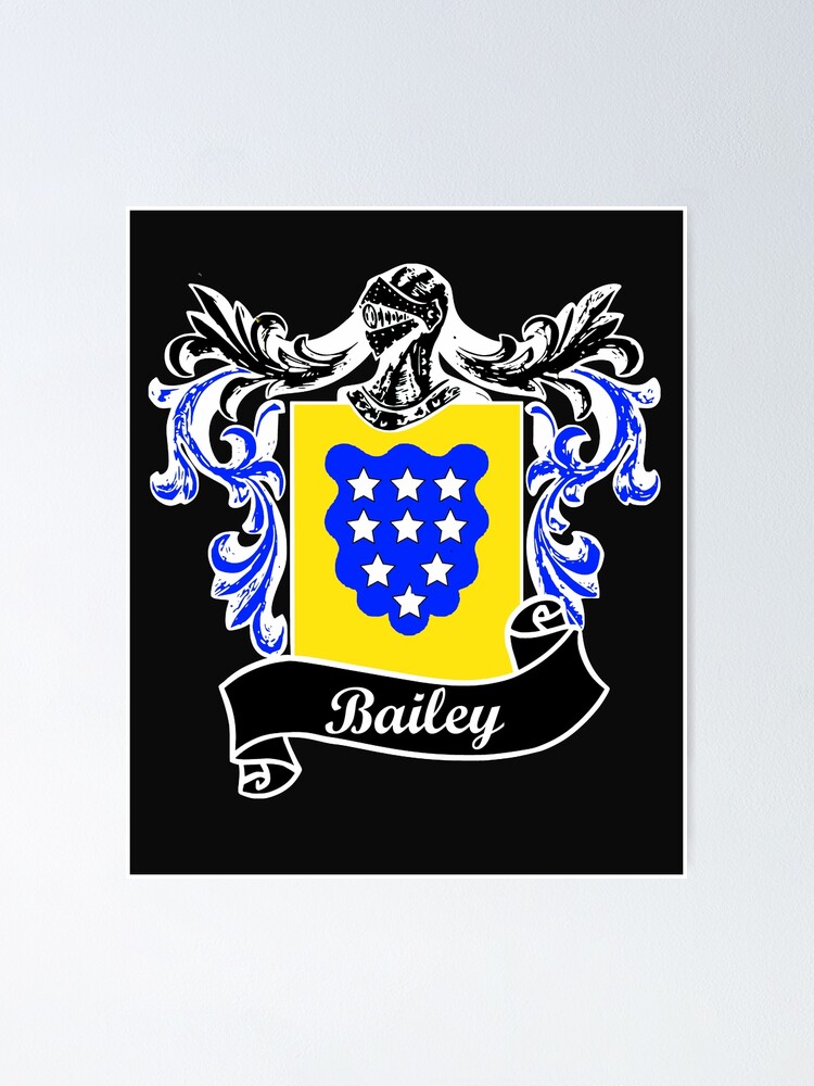 "Bailey Coat of Arms" Poster by ljrigby | Redbubble