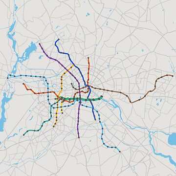 "Berlin Transit Map" Photographic Print for Sale by CPTVDesign | Redbubble
