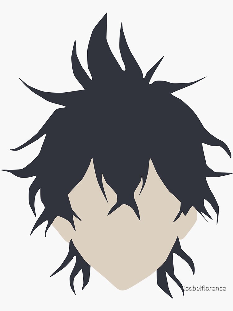 "Yuno - Black Clover illustrative vector portrait " Sticker by ...