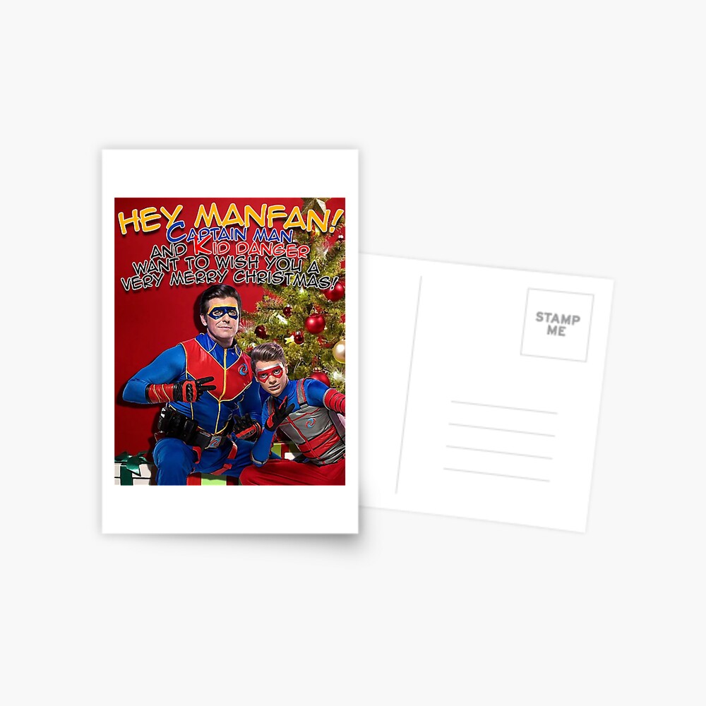 "Hey Manfans! Henry Danger Tribute Christmas Card!" Greeting Card for ...