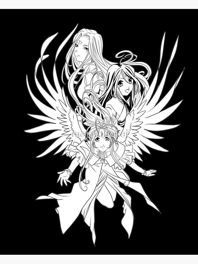 Oh My Goddess Poster By Majotoyokai Redbubble