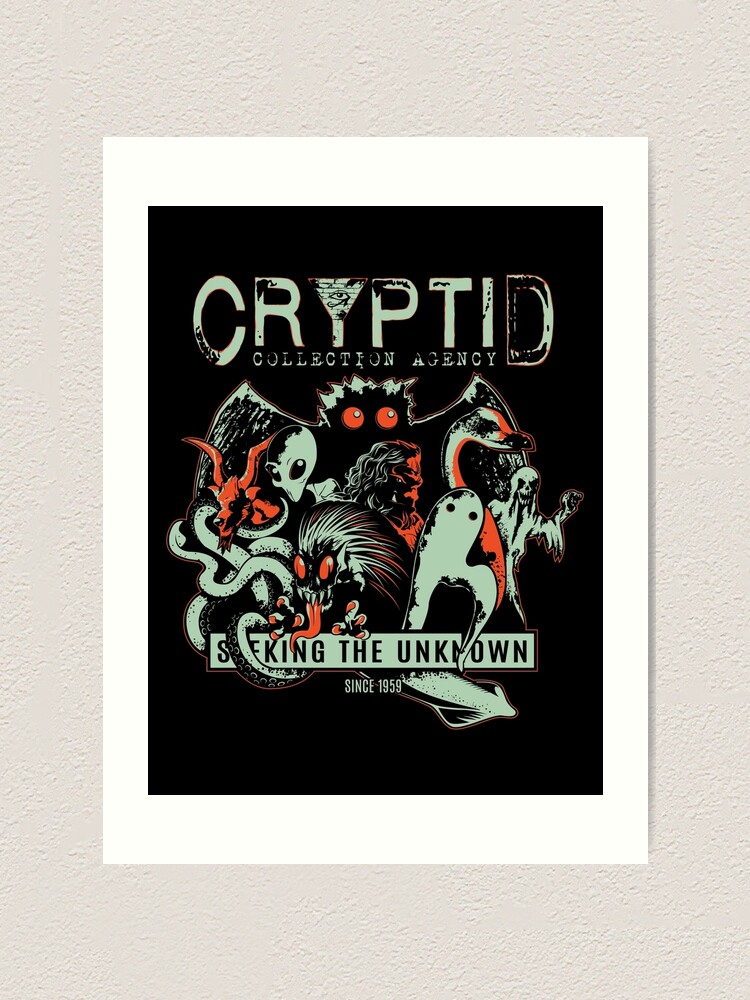 "Cryptid Collections" Art Print for Sale by Everdreamer | Redbubble