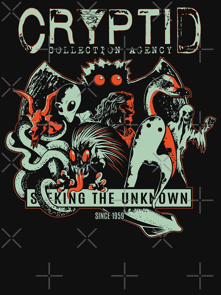 "Cryptid Collections" T-shirt for Sale by Everdreamer | Redbubble ...