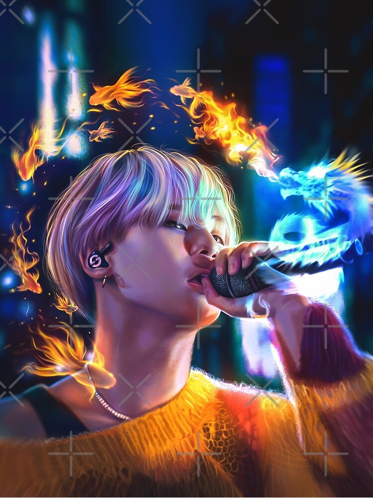 "Suga" Poster for Sale by Ellen-Drawings | Redbubble