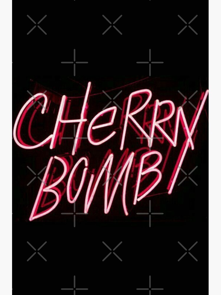 "Cherry bomb logo" Sticker for Sale by kyliecarroll | Redbubble