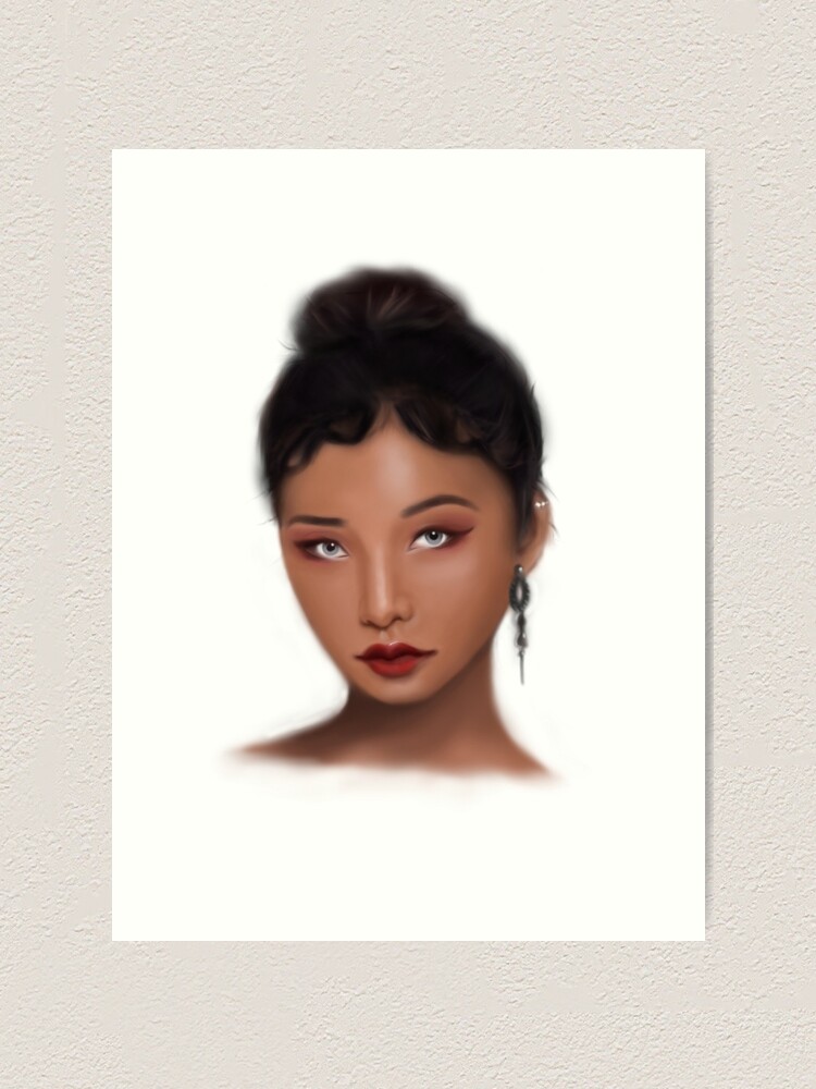 "Digital Art of Jella 젤라" Art Print for Sale by Anita-chow | Redbubble