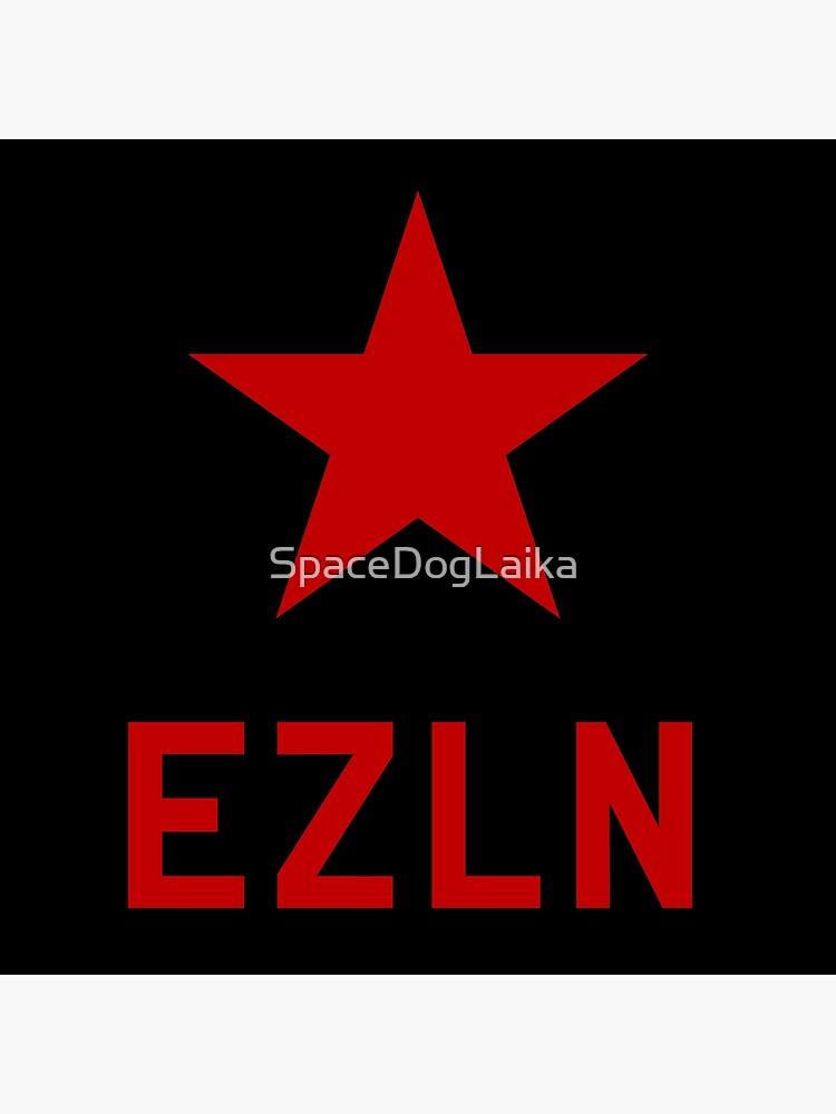"EZLN Flag" Poster for Sale by SpaceDogLaika | Redbubble