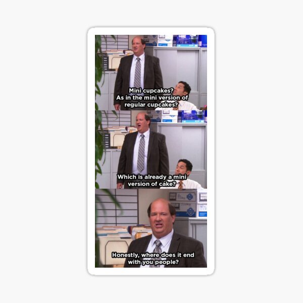 "Kevin, the office meme" Sticker for Sale by Jssy | Redbubble