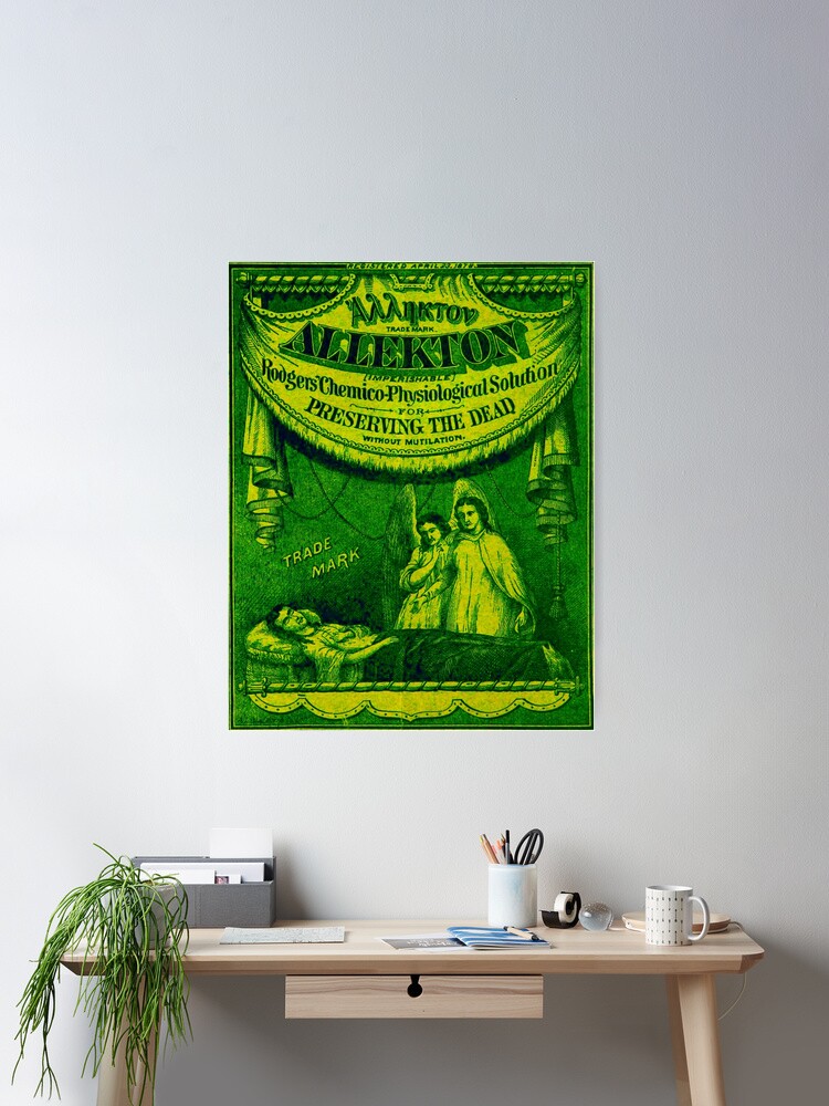 "Best Vintage Advertisement for Embalming Fluid!" Poster for Sale by ...