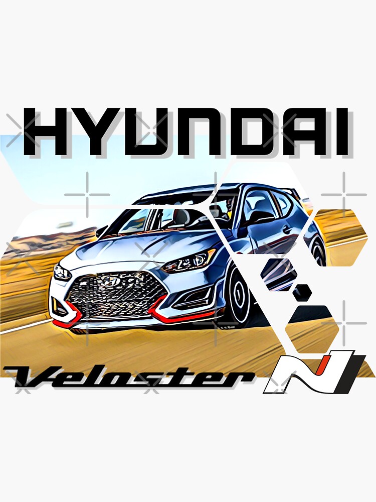 "Hyundai Veloster N" Sticker for Sale by siwelnosaj | Redbubble