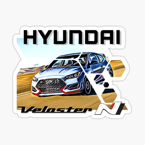 "Hyundai Veloster N" Sticker for Sale by siwelnosaj | Redbubble