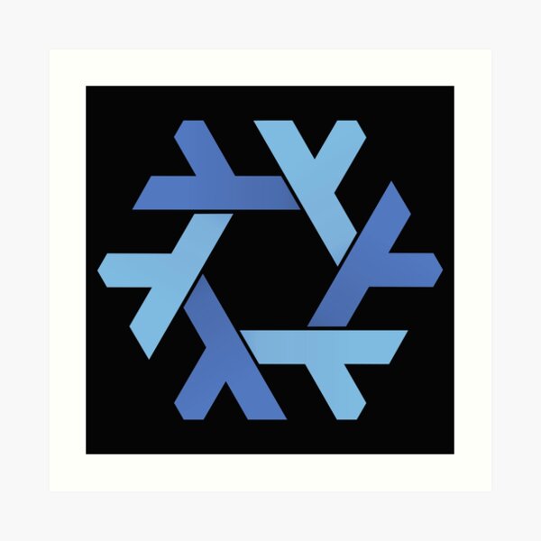 "NixOS logo" Art Print by lianuel | Redbubble