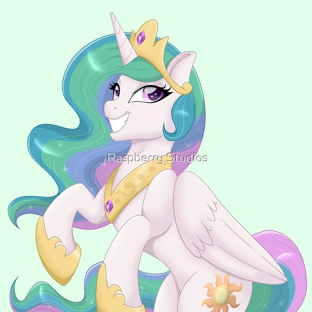"Princess Celestia" by Raspberry Studios | Redbubble
