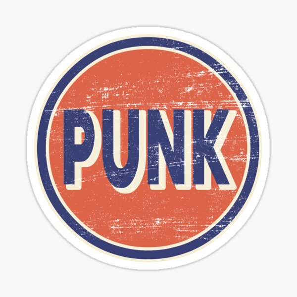 "PUNK" Sticker for Sale by BobbyG305 | Redbubble