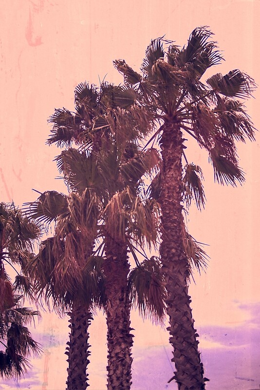 "Retro Palm Trees" by Vicki Johnson | Redbubble
