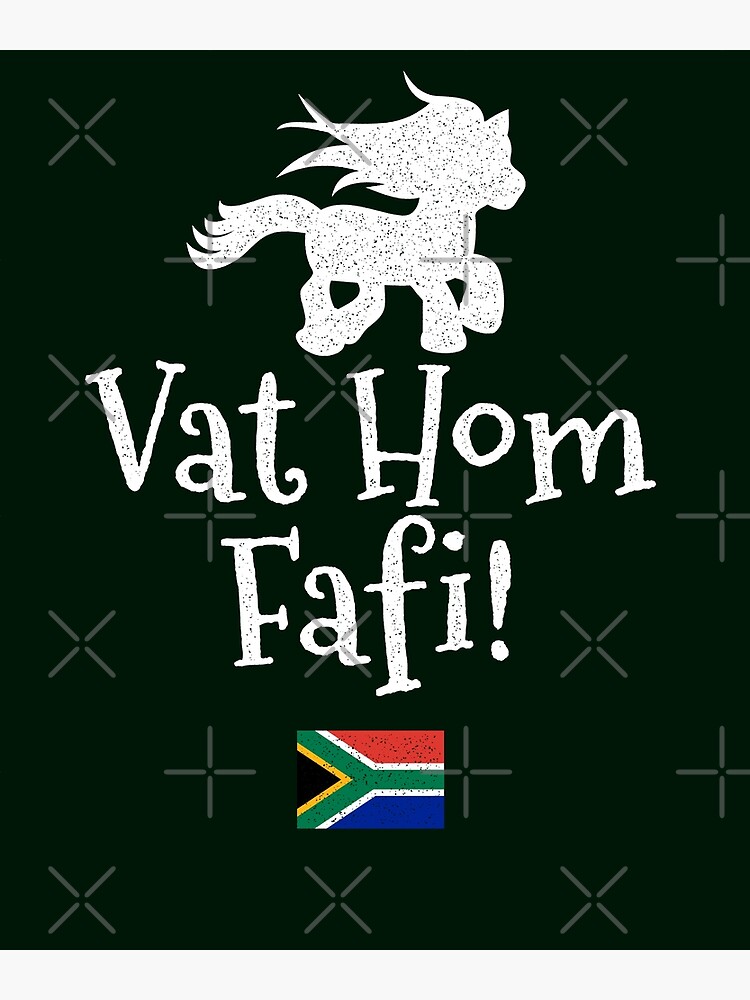 "South Africa Rugby Bokke" Poster for Sale by d247 | Redbubble