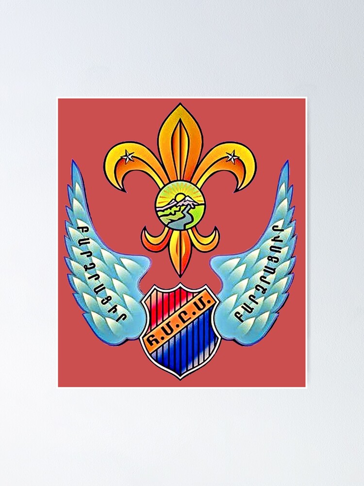 "Homenetmen Հ.Մ.Ը.Մ." Poster for Sale by doniainart | Redbubble