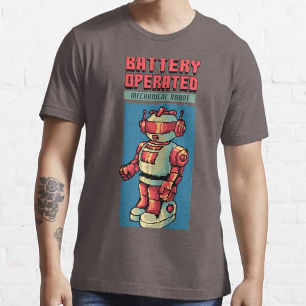 "Battery Operated Mechanical Robot" T-shirt for Sale by flipper42 ...