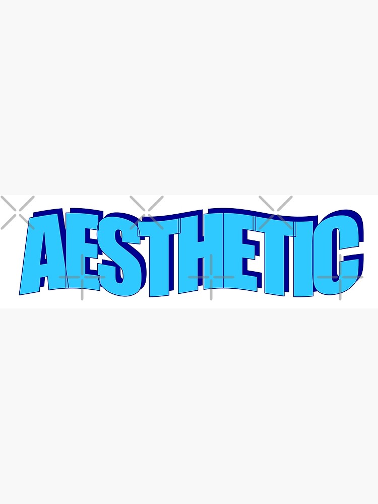 "AESTHETIC - Word Art" Poster for Sale by izacless | Redbubble