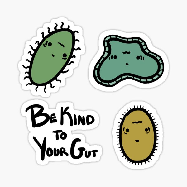 "Bacteria" Sticker for Sale by oliviajmora | Redbubble