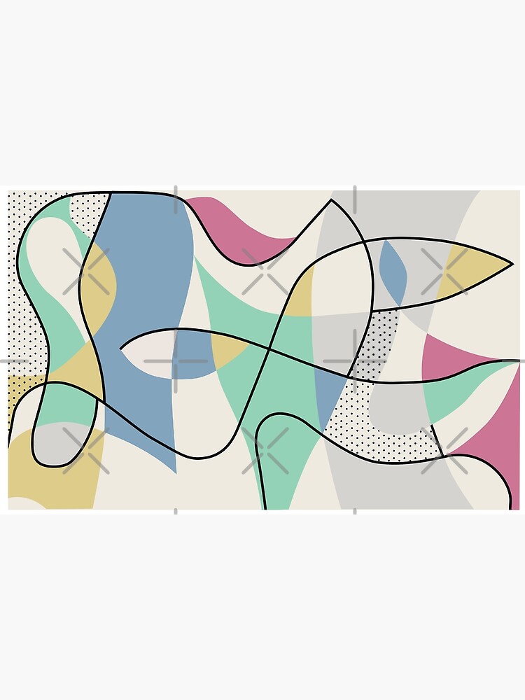 "1950s Retro MCM Color pattern" Art Print by Zelio | Redbubble