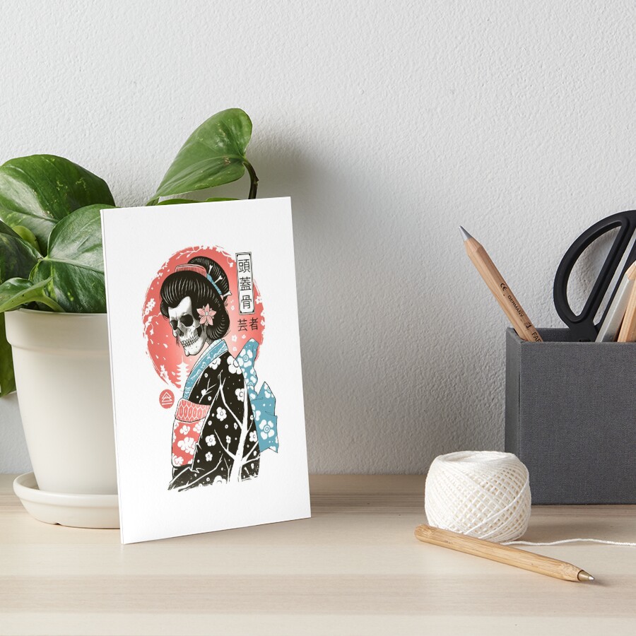 "Yokai Geisha" Art Board Print for Sale by vincenttrinidad | Redbubble