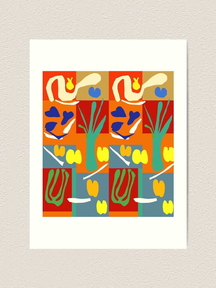 Henri Matisse Vegetable Collage