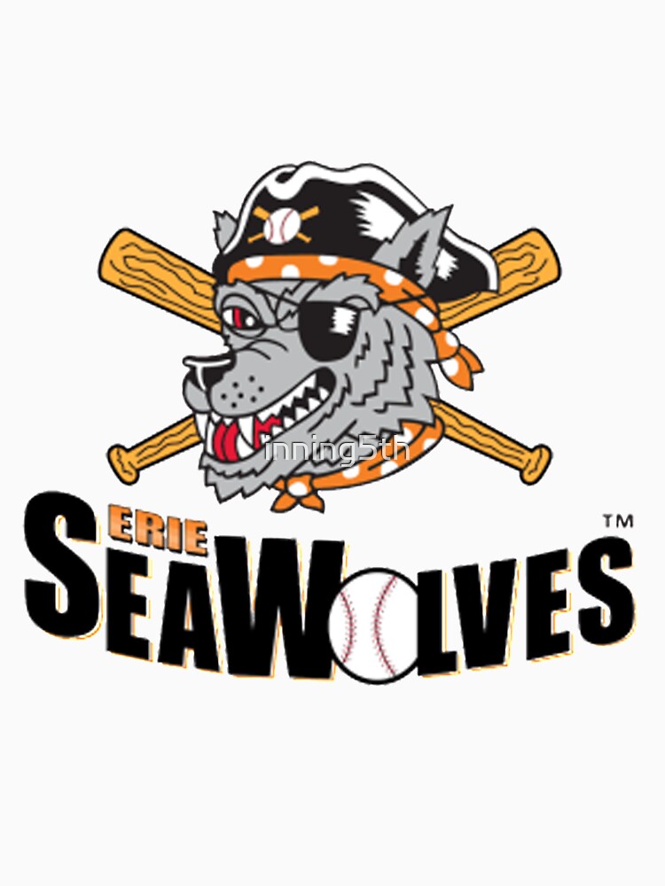 "erie seawolves logo" T-shirt for Sale by inning5th | Redbubble | mlb t ...